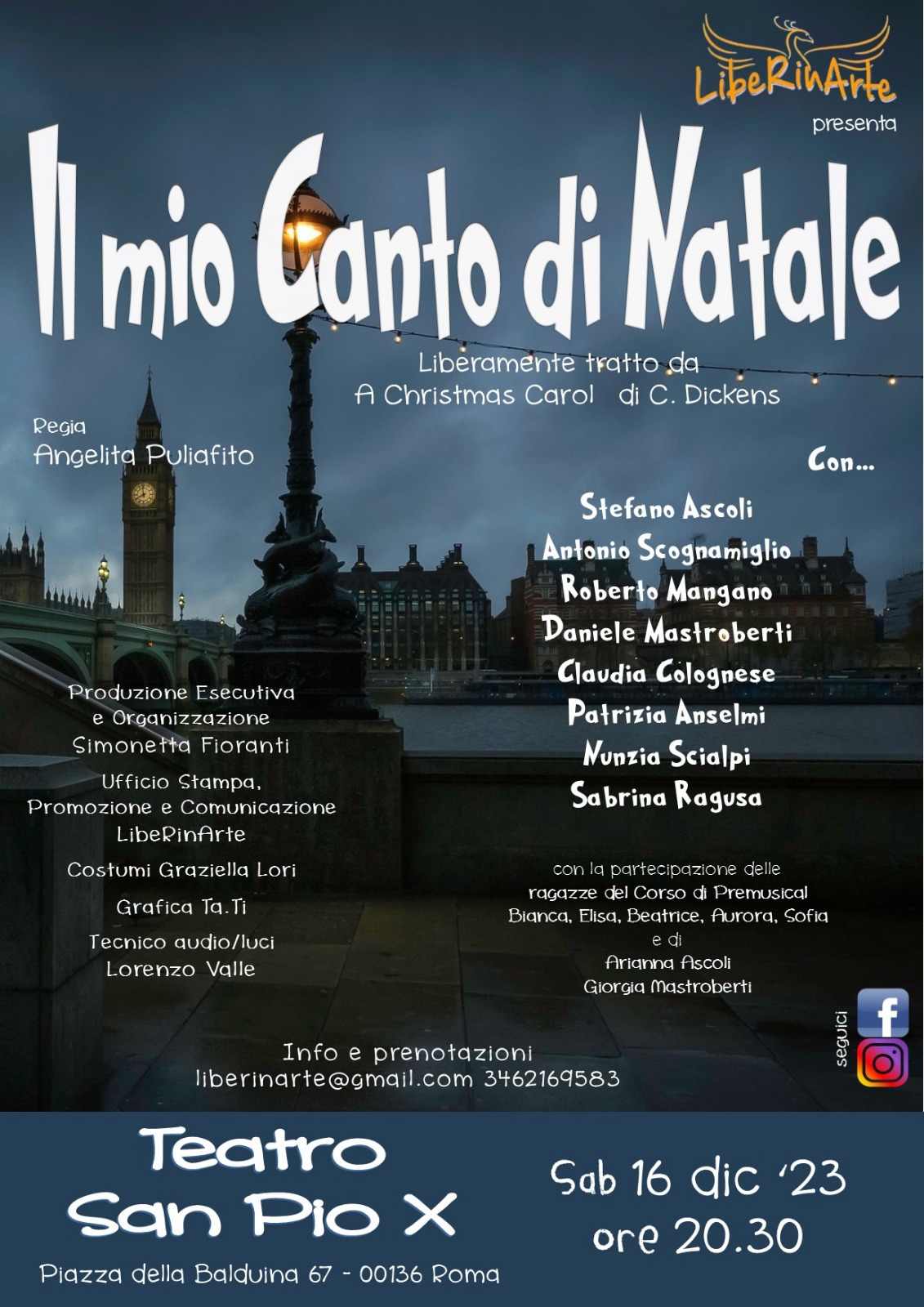 IL MIO CANTO DI NATALE in scena con Liberinarte